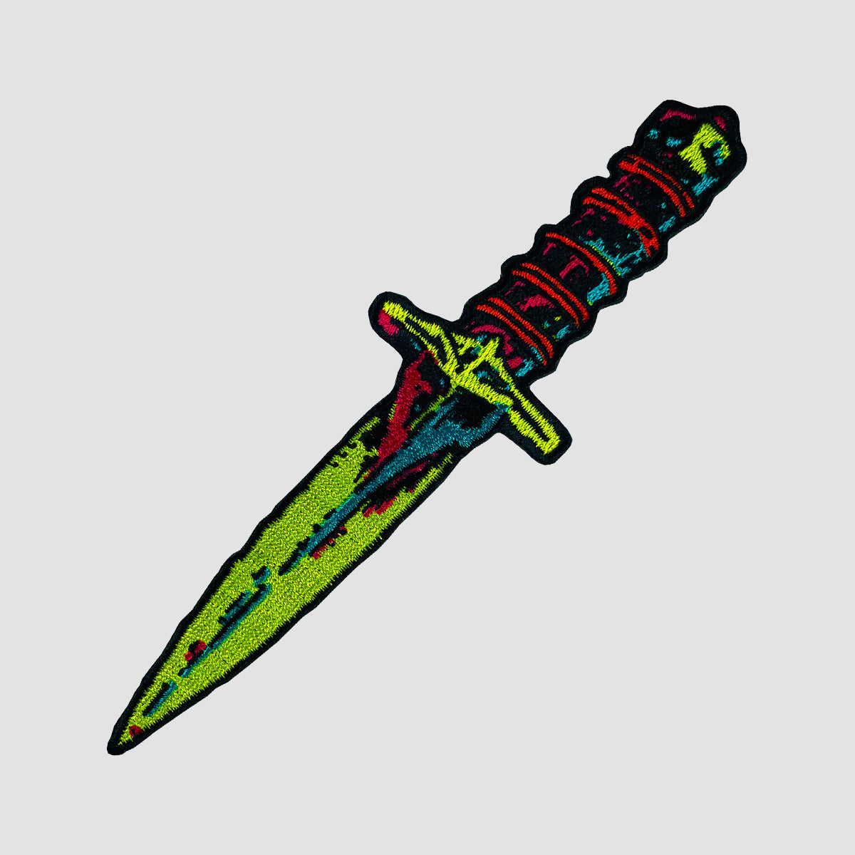 Dungeon Dagger Embroidered Patch Multi