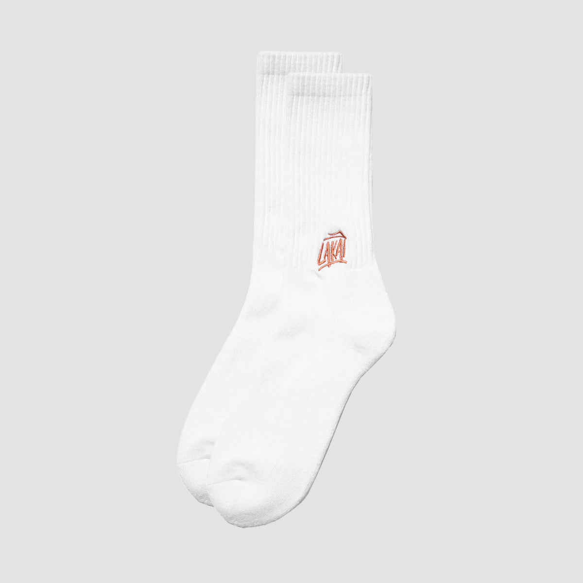 Lakai Brush Crew Socks White