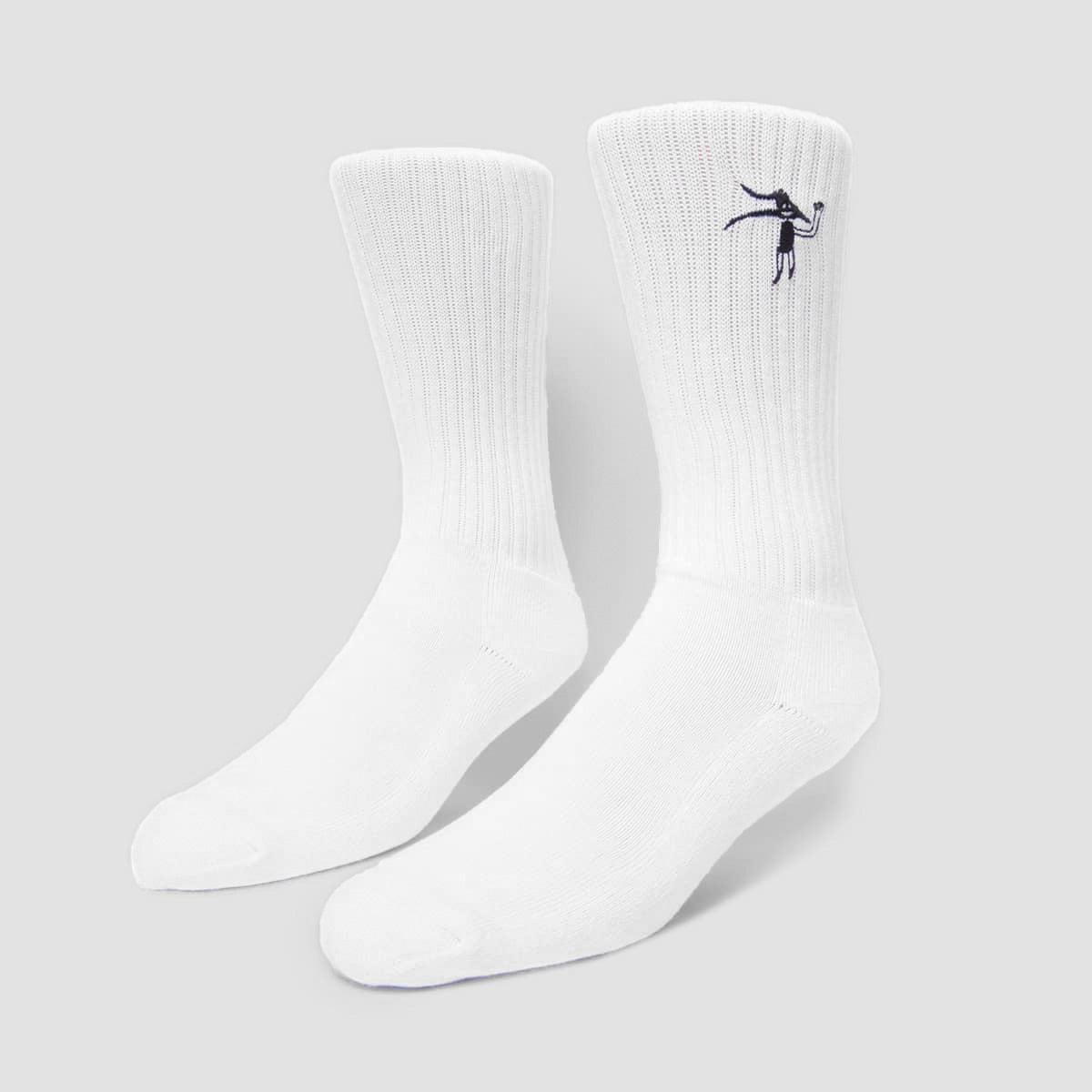 Lakai Flare Face Crew Socks White