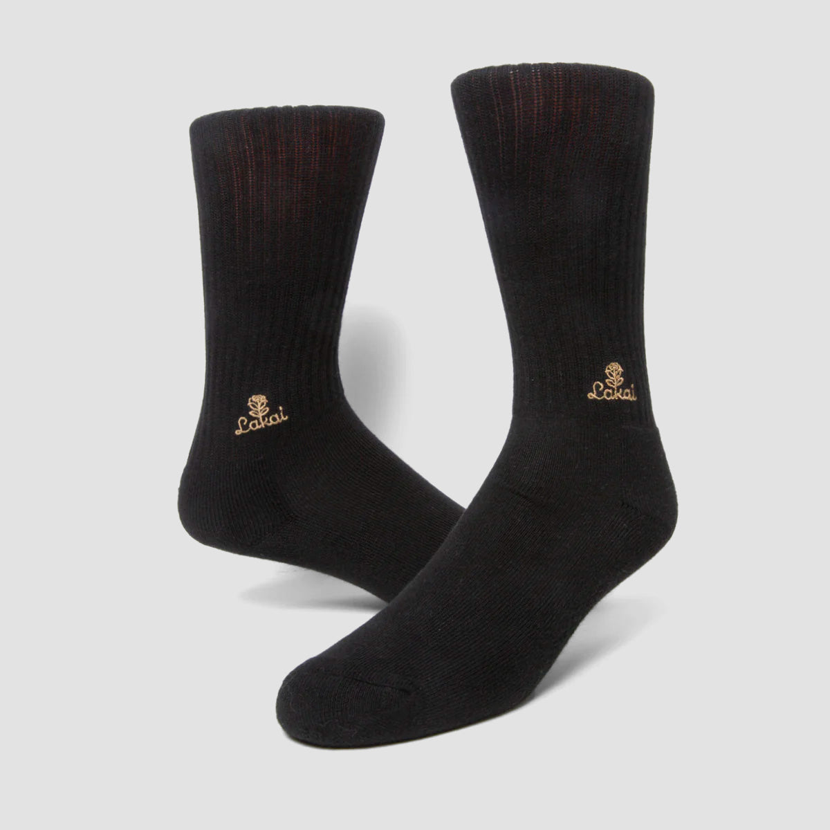 Lakai Rose Crew Socks Black