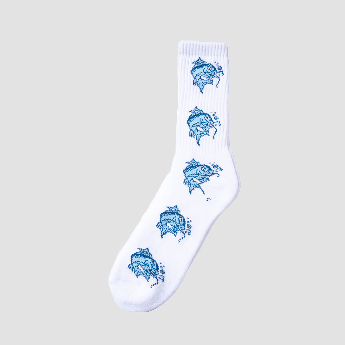 Lakai Catching The Flare Crew Socks White