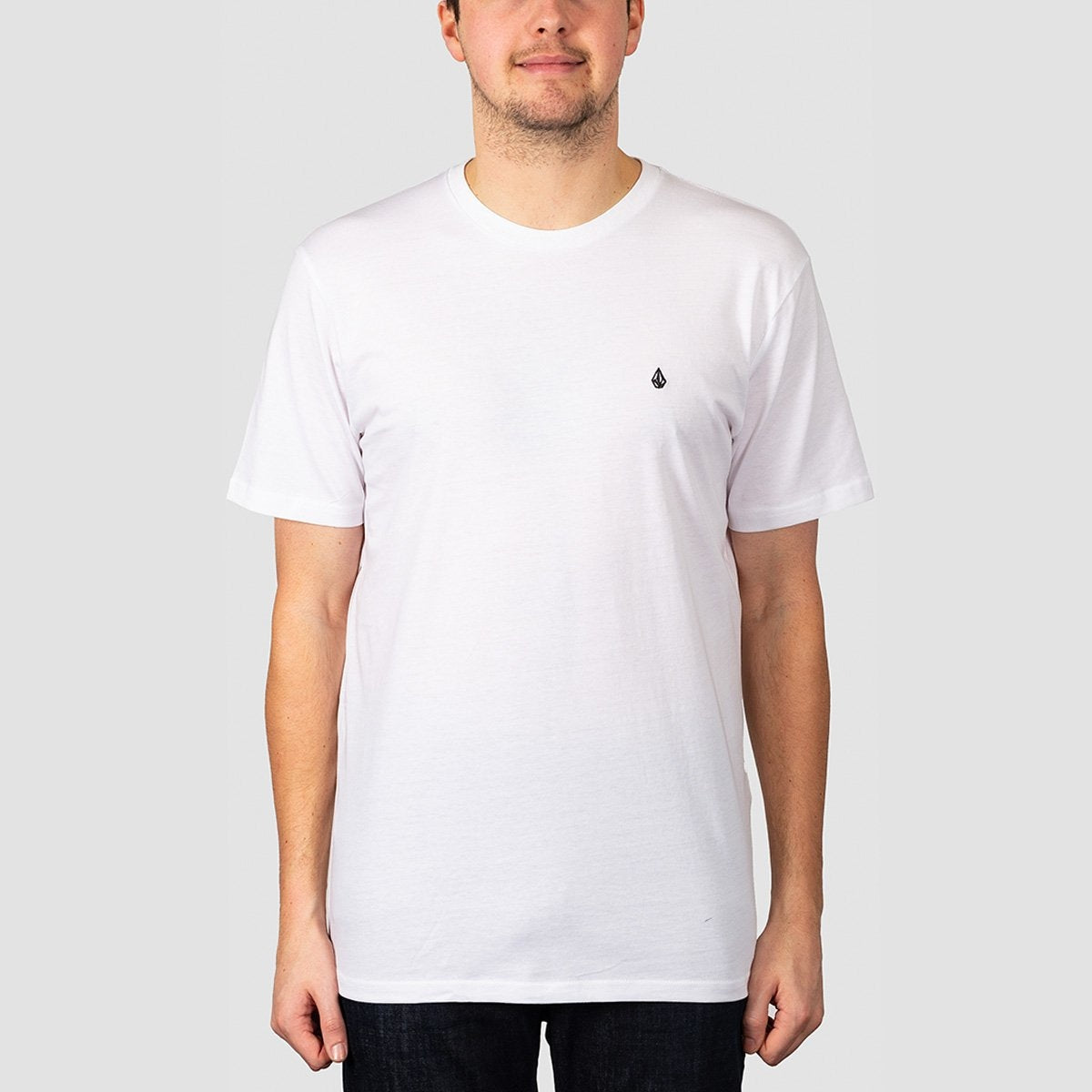 Volcom Stone Blanks Basic Tee White - rollersnakes.co.uk