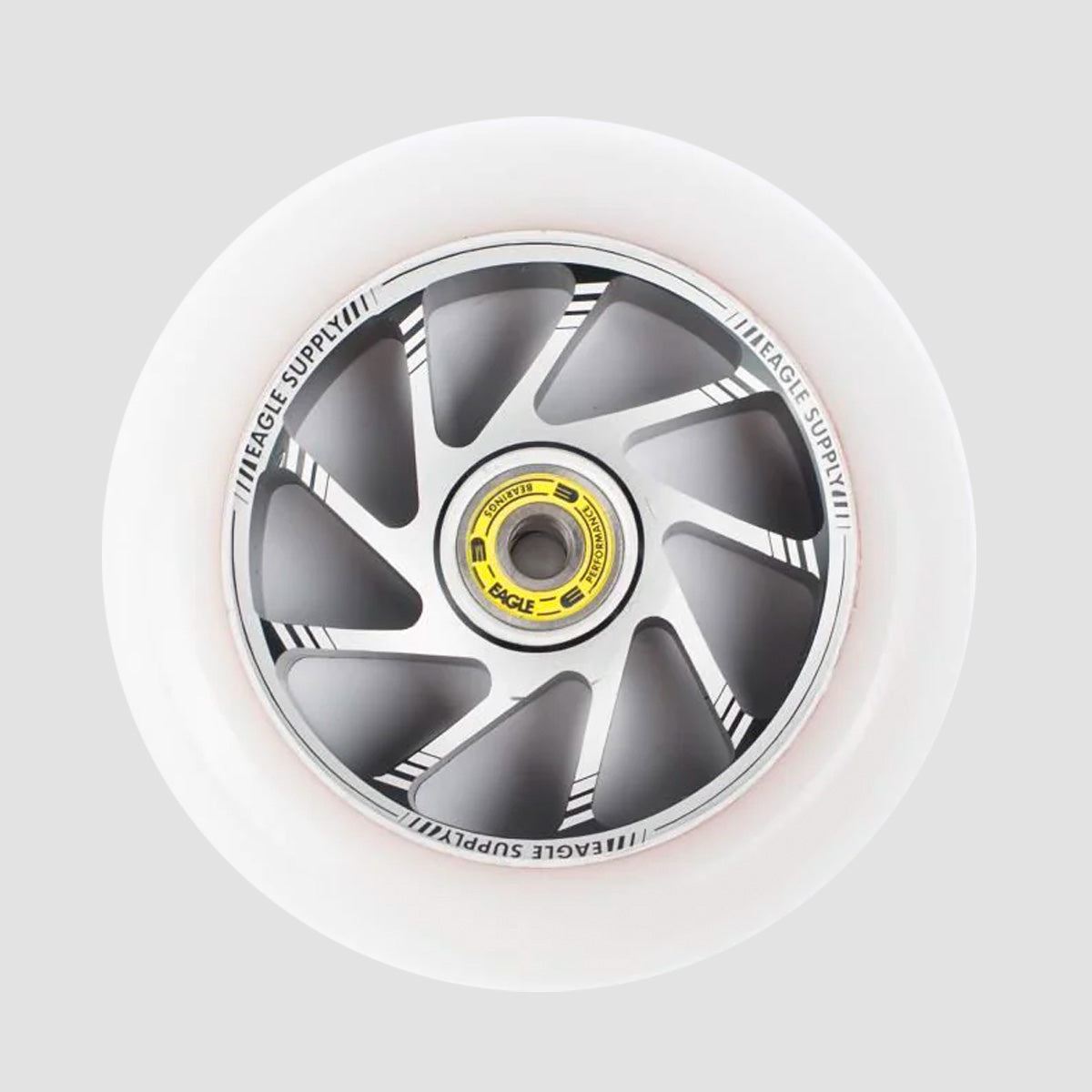 Eagle Supply Radix Team Core Scooter Wheel x1 Silver/White 115mm