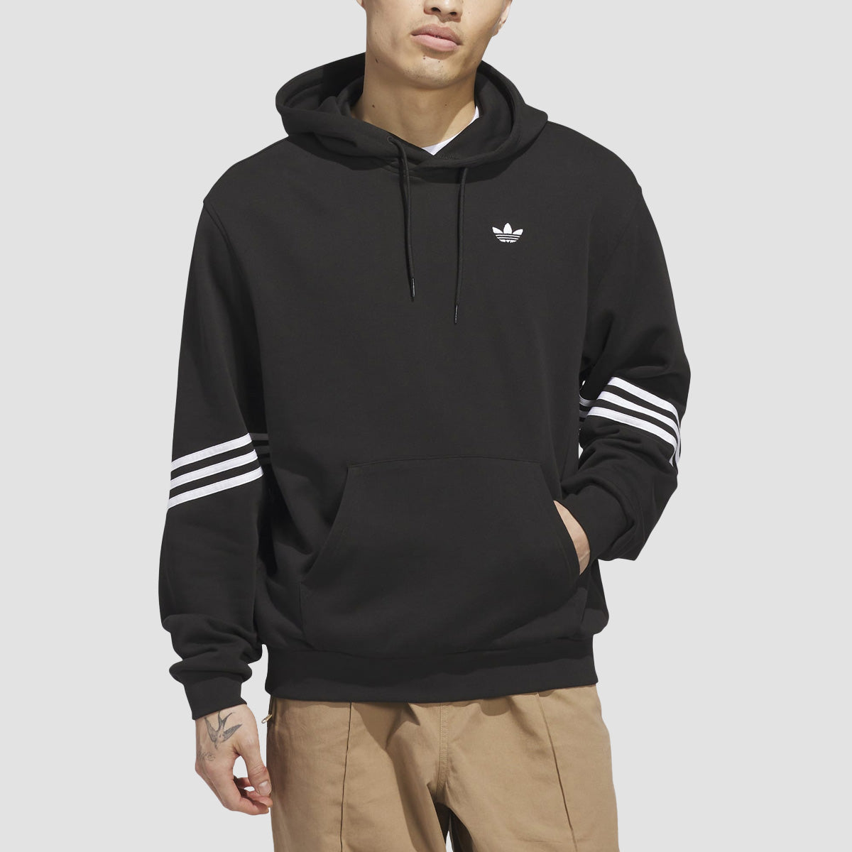 adidas Skateboarding Classics Pullover Hoodie (Gender Neutral) Black/W