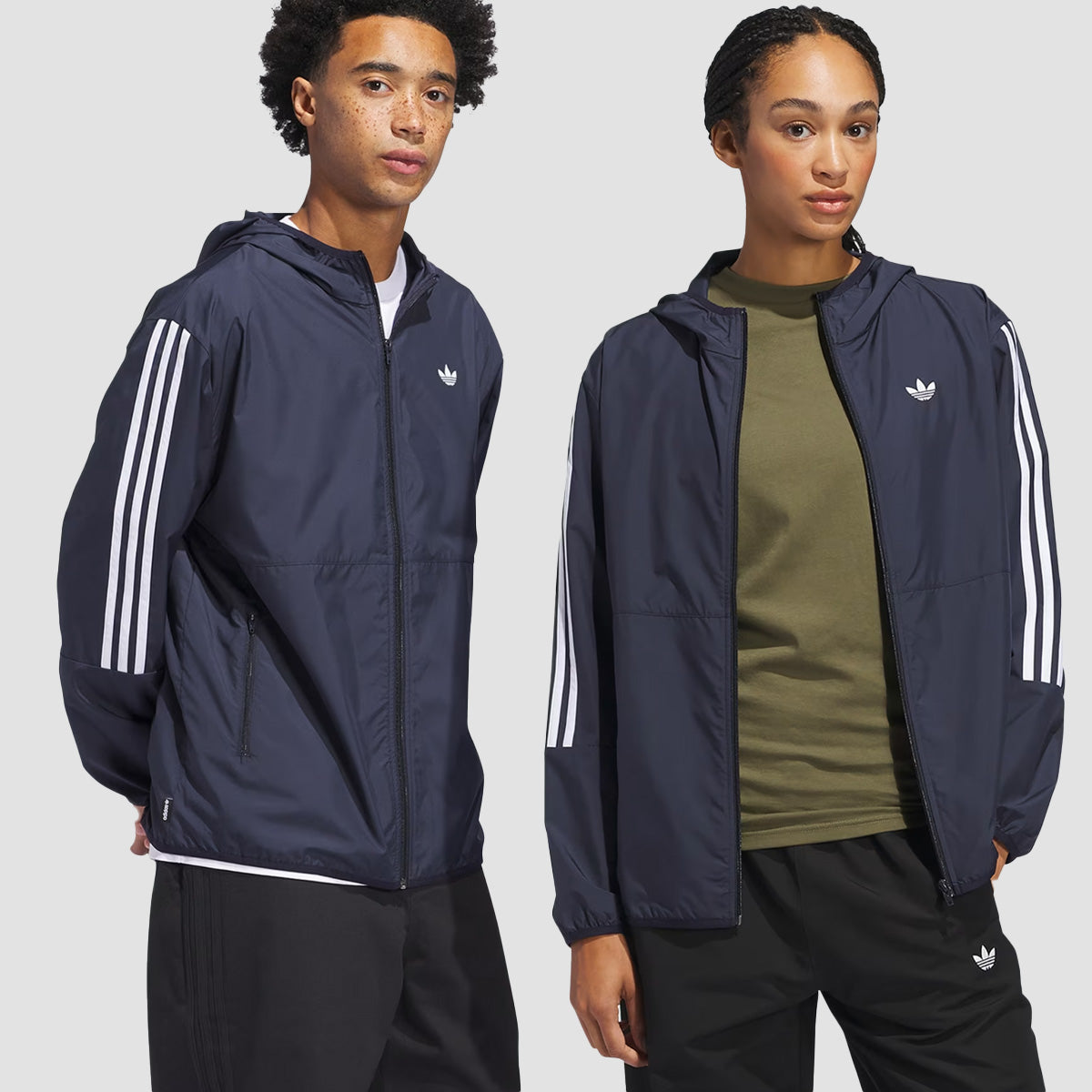 adidas Skateboarding Windbreaker Jacket (Gender Neutral) Legend Ink/Wh