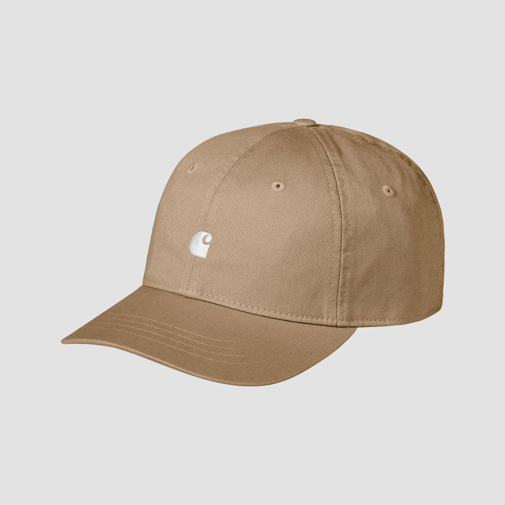Carhartt WIP Madison Logo Cap Sable/White - Unisex