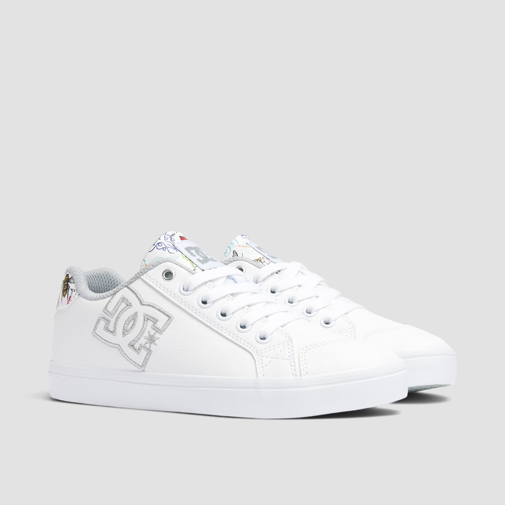 DC Chelsea Plus SE SN Shoes - White/Multi/Armor - Womens