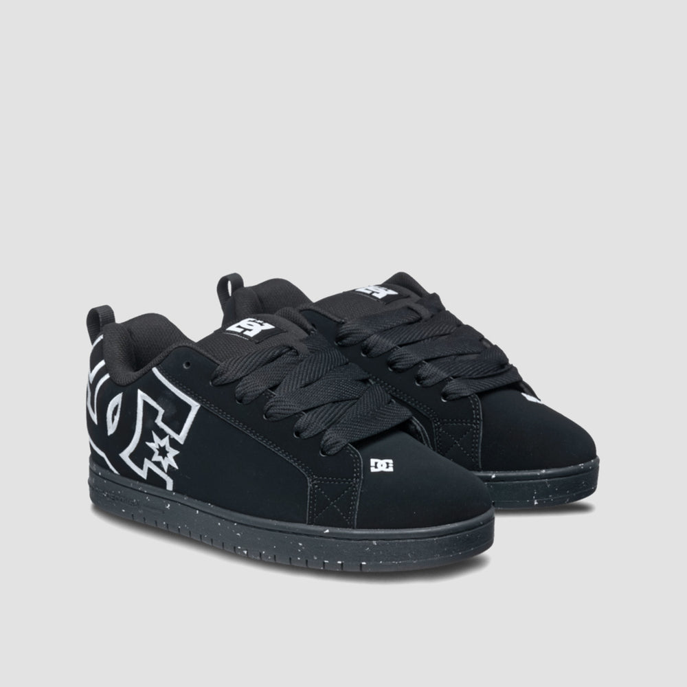 DC Court Graffik Shoes - Black/Black/Recycled