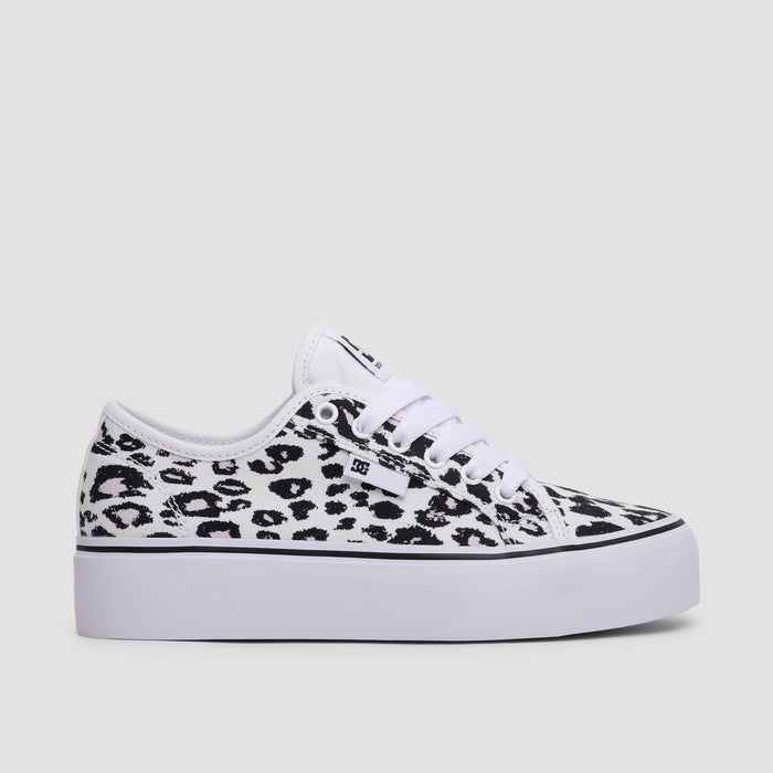 DC Manual Platform Shoes - Cheetah Print - Womens