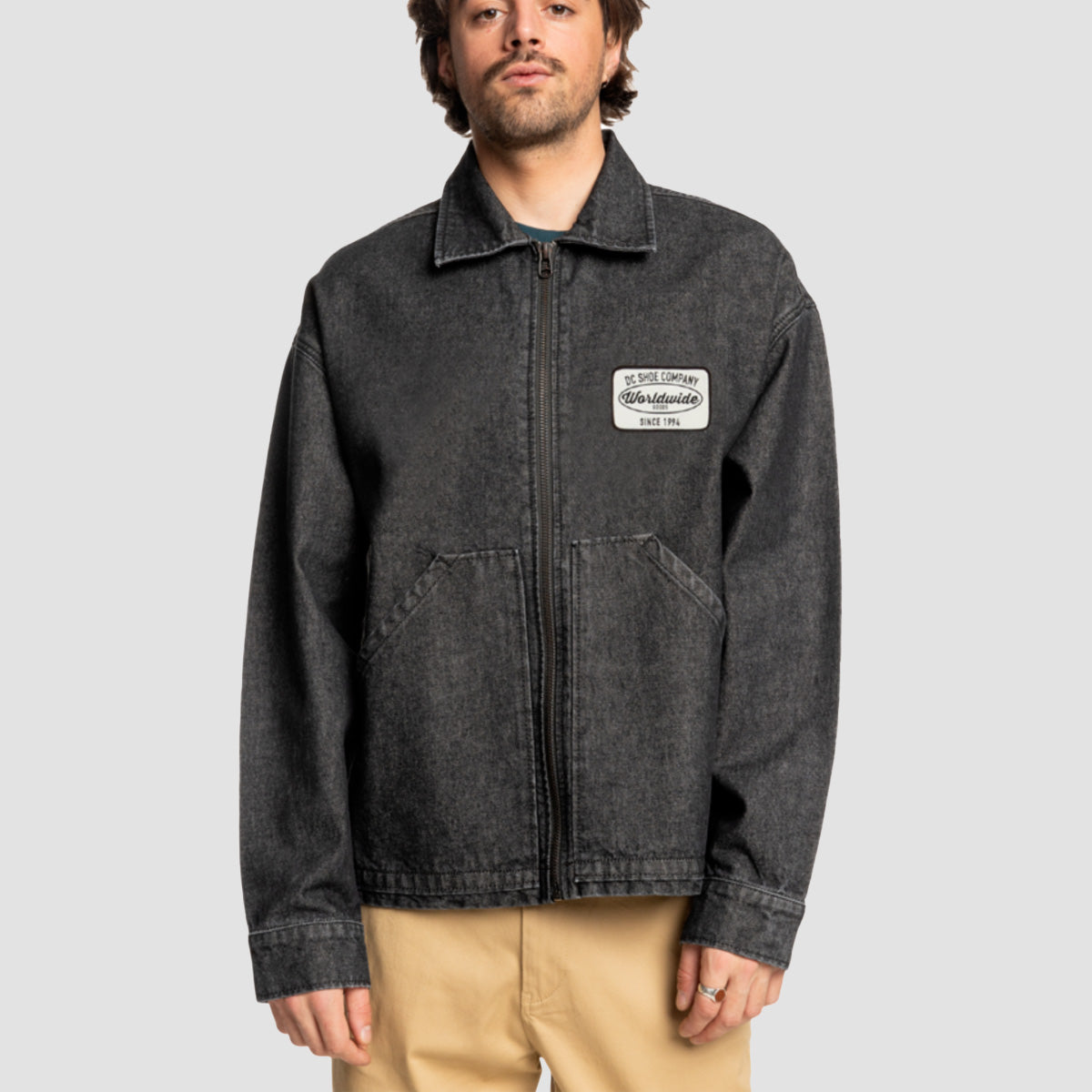 DC Pit Crew Coach Jacket Black