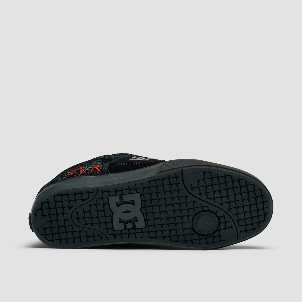 DC X Slayer Pure Shoes - Black/Grey/Red