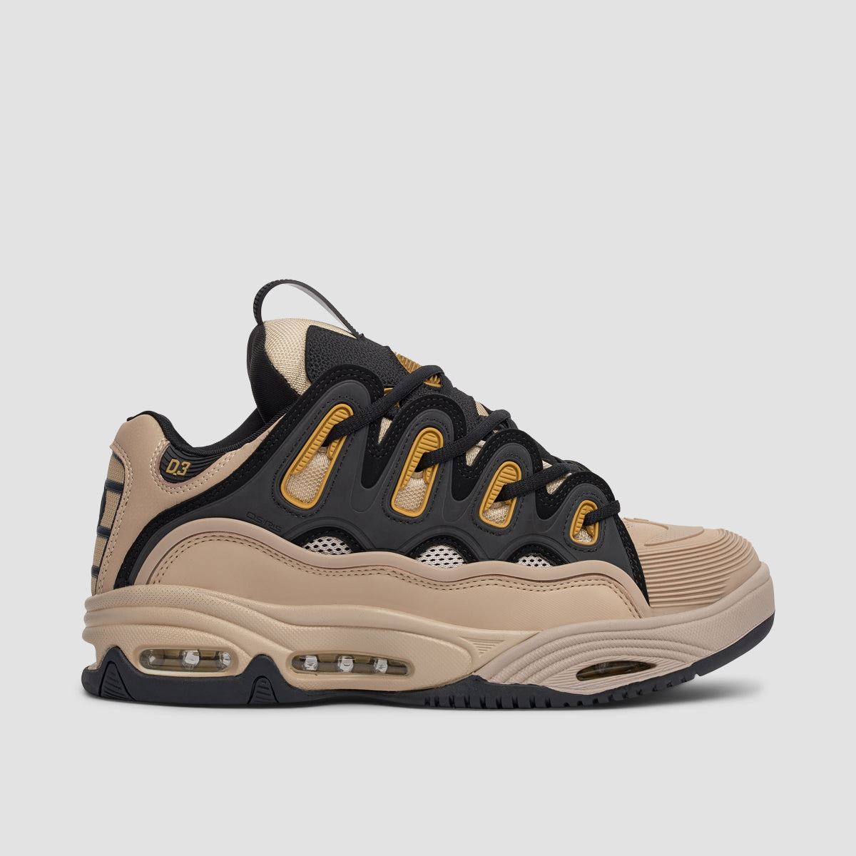 Osiris D3 2001 Shoes - Gold/Grey/Beige