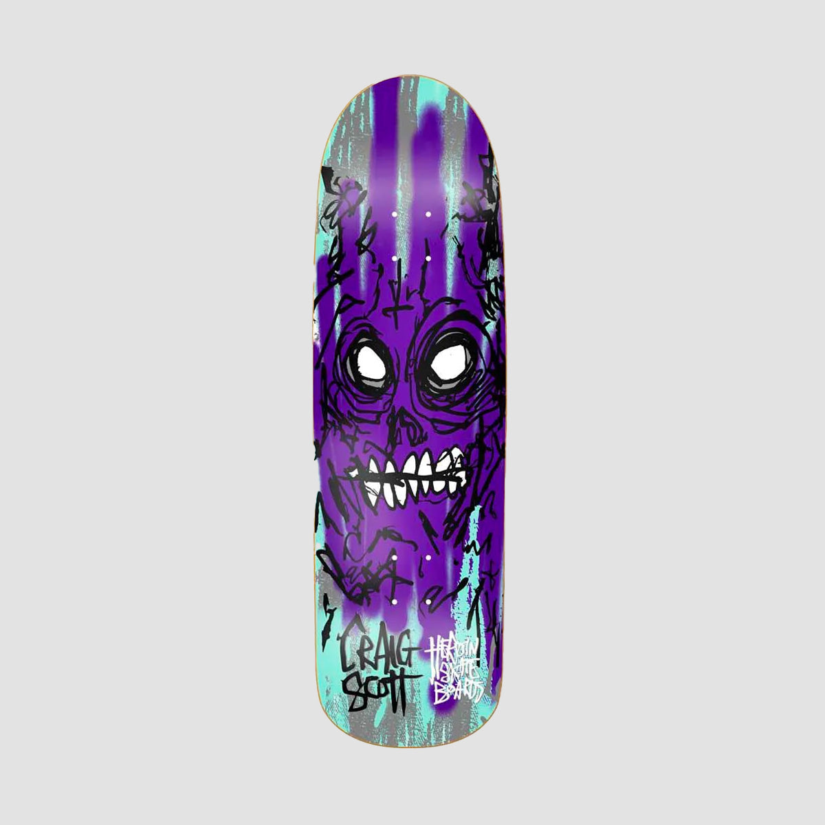 Heroin Savages Craig Questions Razor Edge Skateboard Deck - 9"