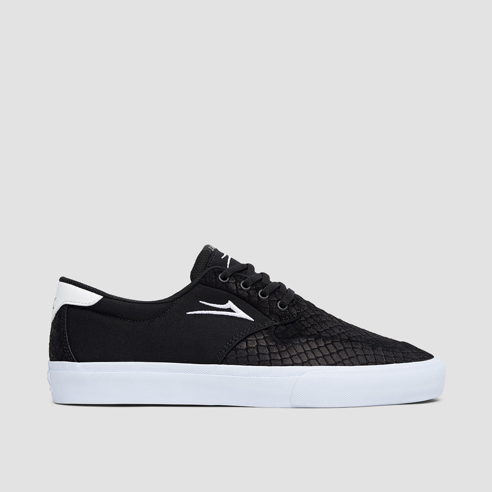 Lakai Riley 3 Shoes - Black Snake Suede