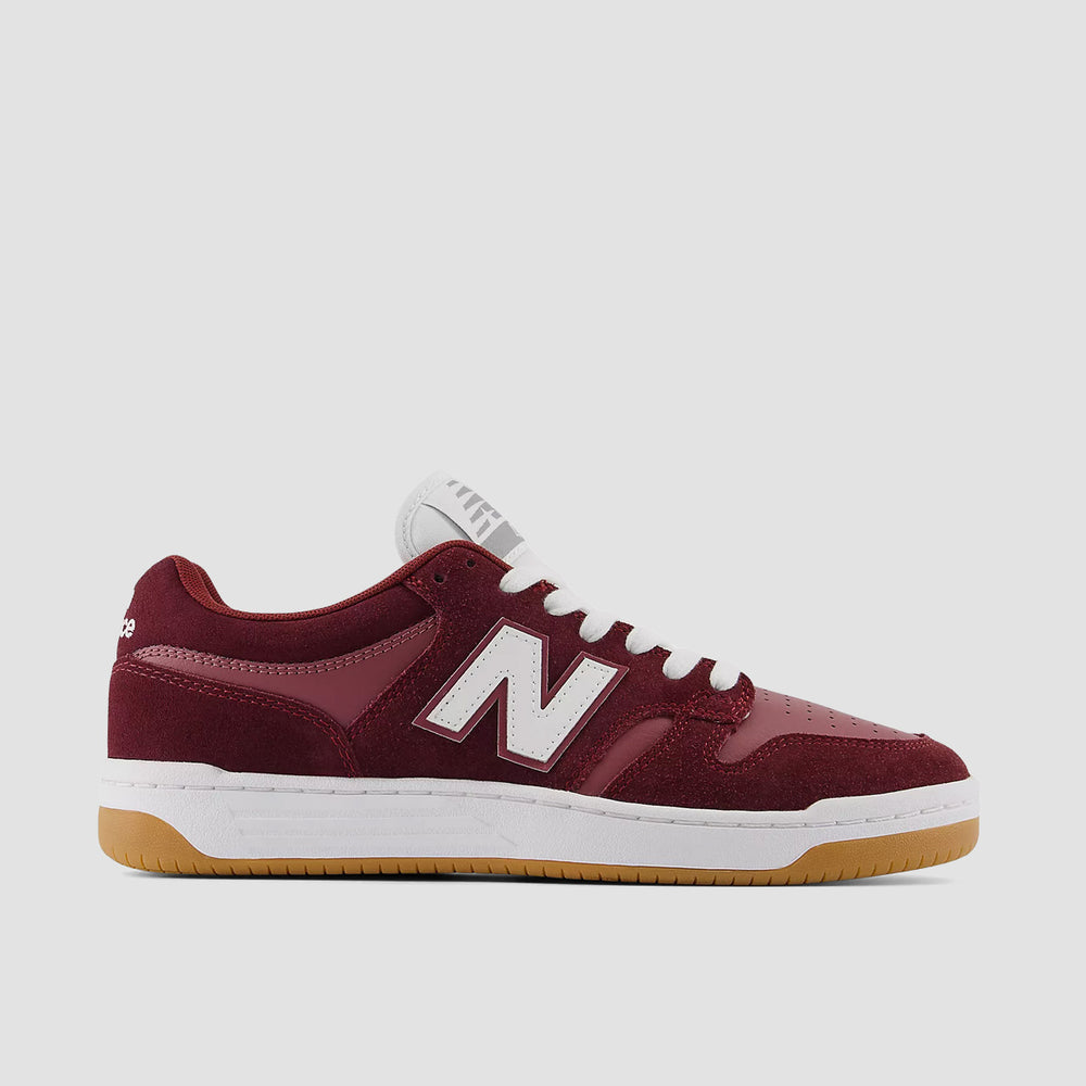 New Balance Numeric 480 Shoes - Monarch Burgundy/NB Burgundy