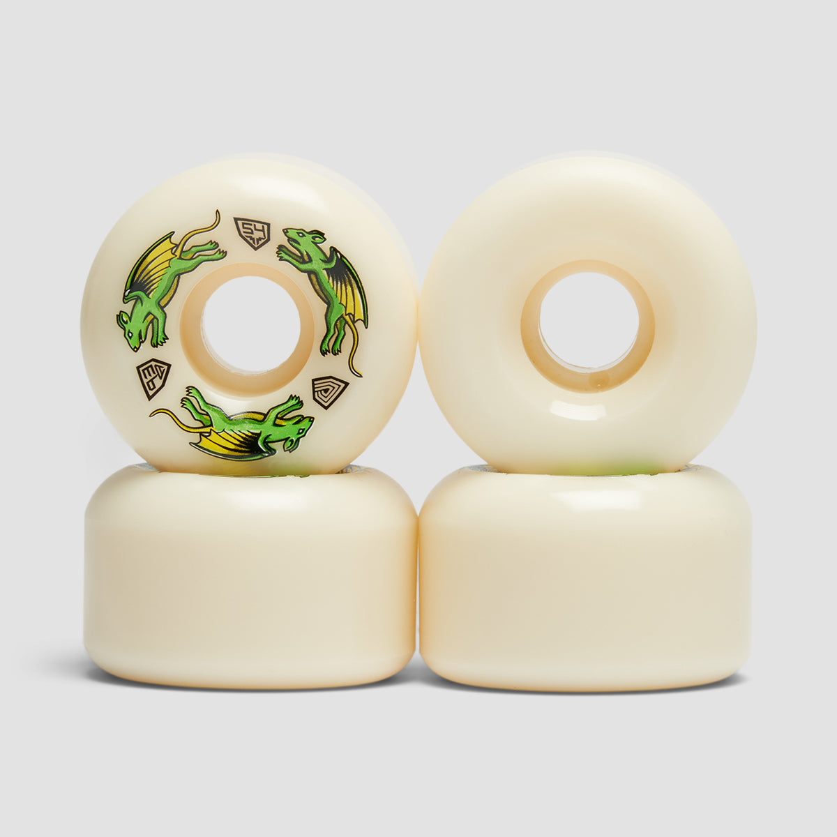 Powell Peralta Dragon Formula Nano Rats 93A V6 Skateboard Wheels White