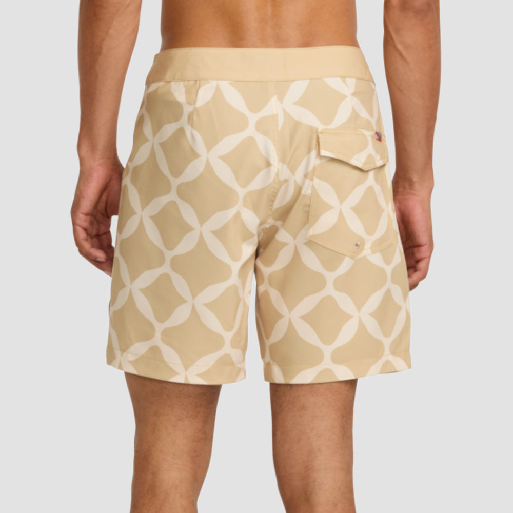 RVCA La Ornament 17" Boardshorts Ochre