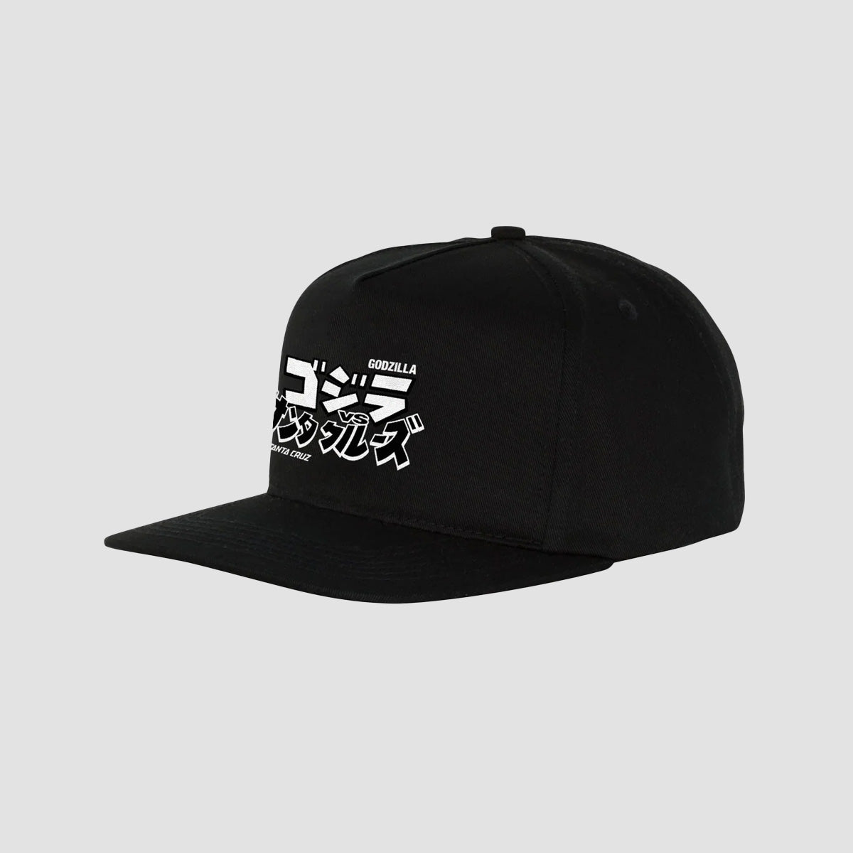 Santa Cruz Vs Godzilla Snapback Cap Black