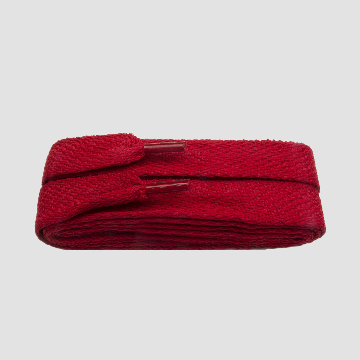ShoeString Supremes 114cm Fat Flat Laces (Blister Pack) Red