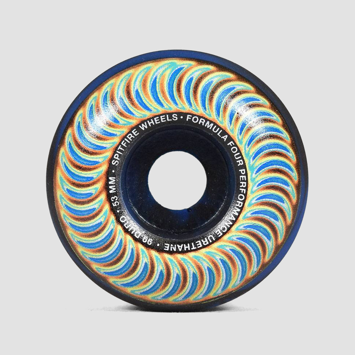 Spitfire Formula Four Radioactive Classic 99a Wheels Black/Blue Swirl