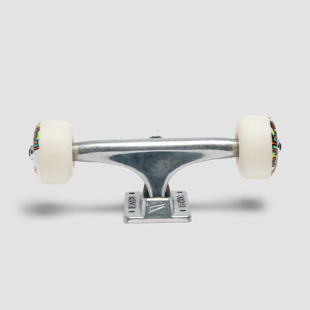 Tensor X Blind OG Stacked 5.25 Skateboard Trucks & Wheel Combo Raw - 8