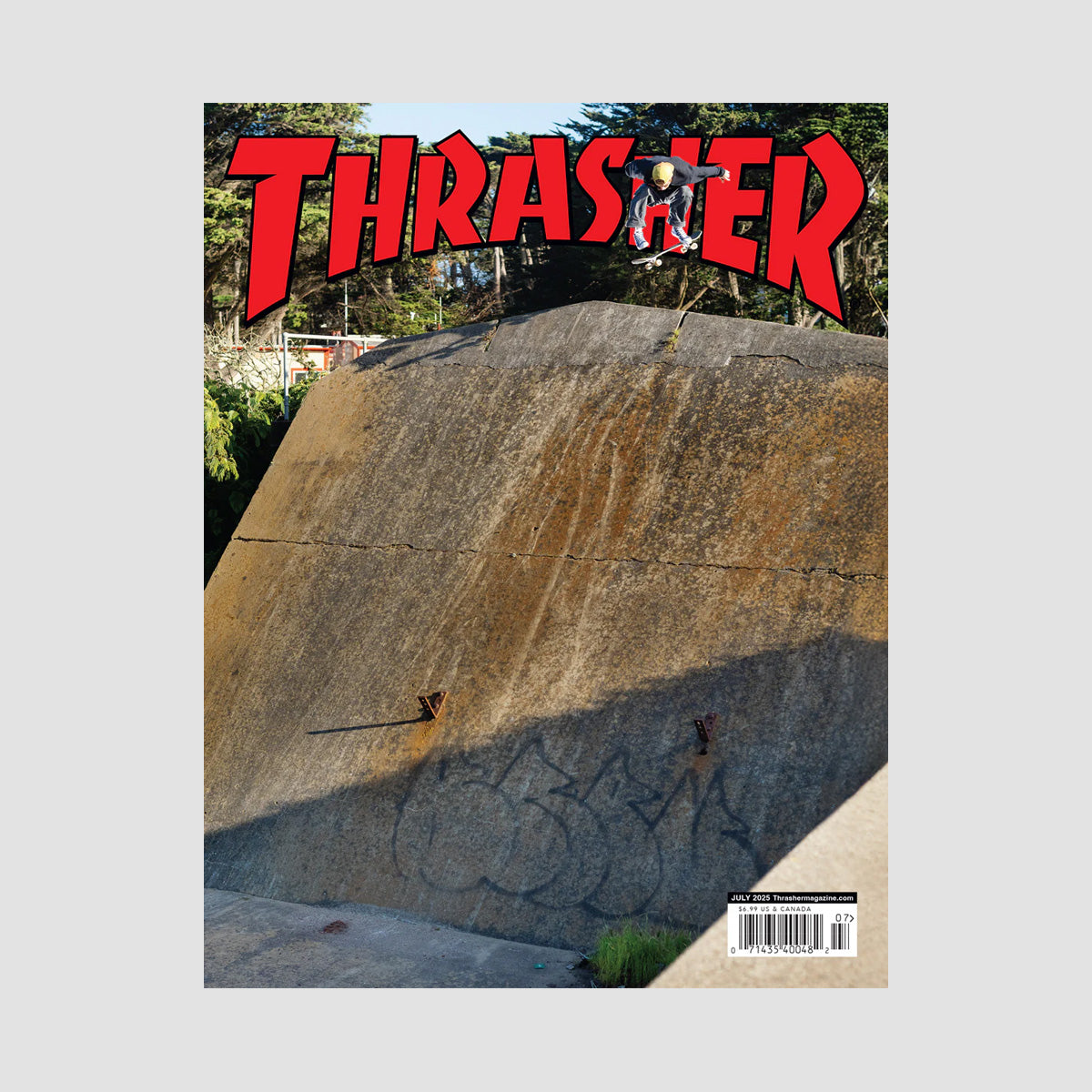 Thrasher Skateboard Magazine July 2025