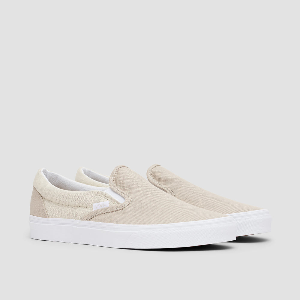 Vans Classic Slip-On Shoes - Summer Linen Natural
