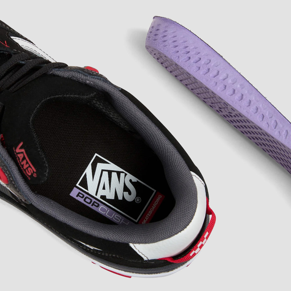 Vans Skate 2 Wayvee Shoes - Black/White/Red