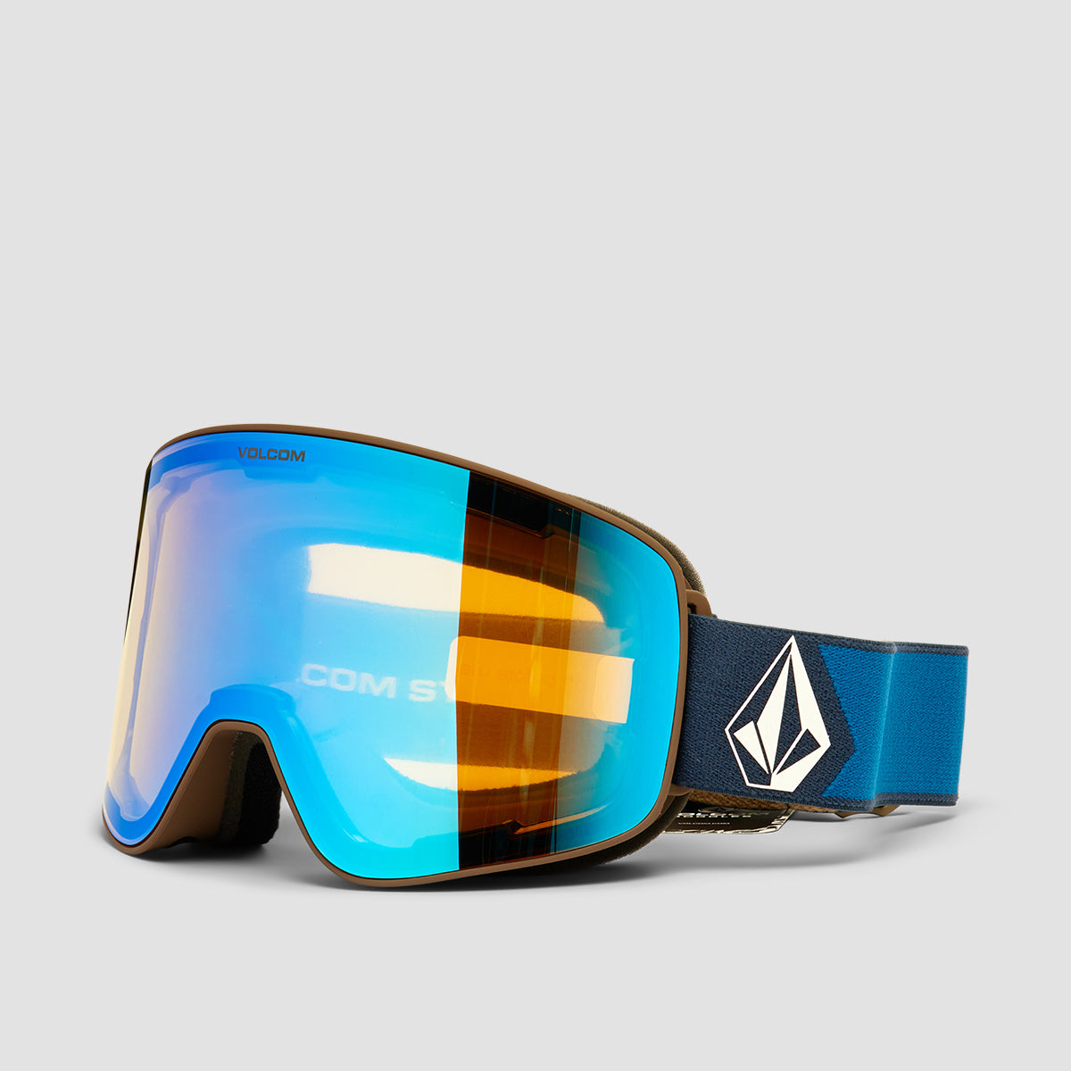 Volcom Odyssey Snow Goggles Navy Cobalt/Ice Chrome + Bonus Lens Dark G