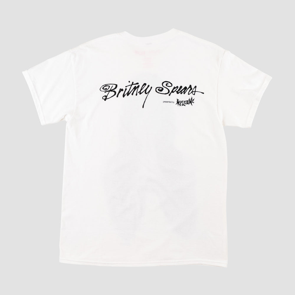 Welcome X Britney Sprears Believe T Shirt White