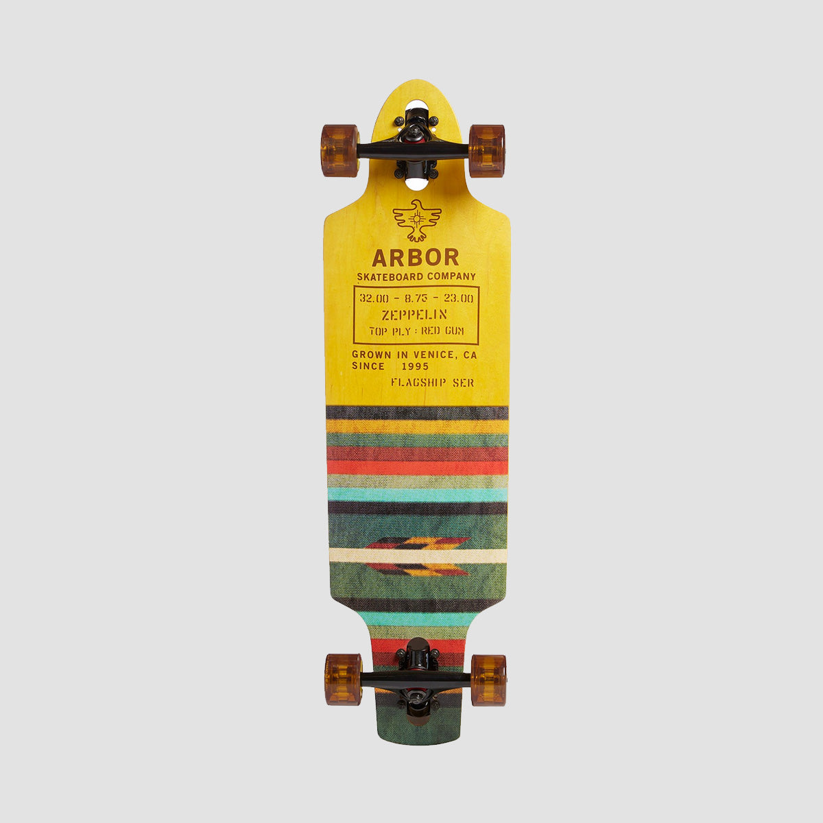 Arbor Flagship Zeppelin (Slight 2nd's) Cruiser Skateboard Multi/Amber