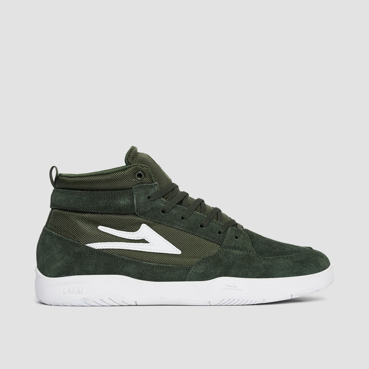 Lakai Trudger Shoes - Olive Suede