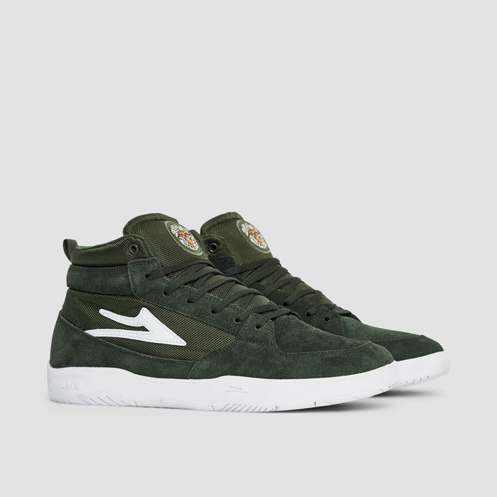 Lakai Trudger Shoes - Olive Suede