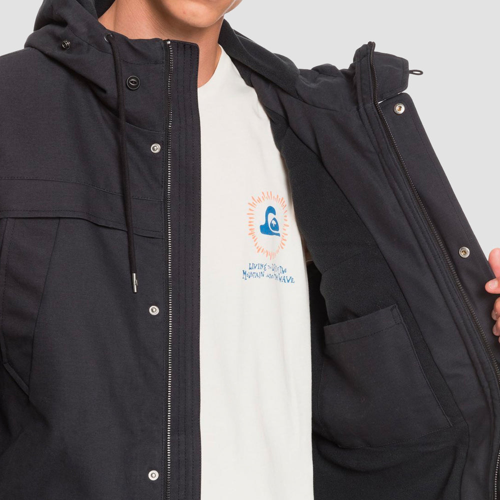 Quiksilver Storm Drop 5K Parka Jacket Black